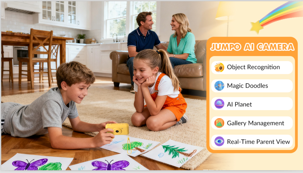 Jumpo AI Camera for Kids – Smart Kids' Camera with Creative AI – JUMPO